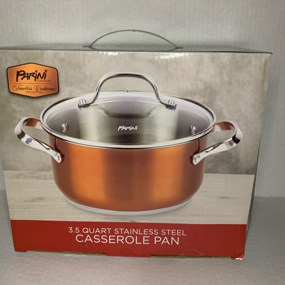 Parini | Kitchen | Parini 35 Quart Stainless Steel Casserole Pan | Poshmark